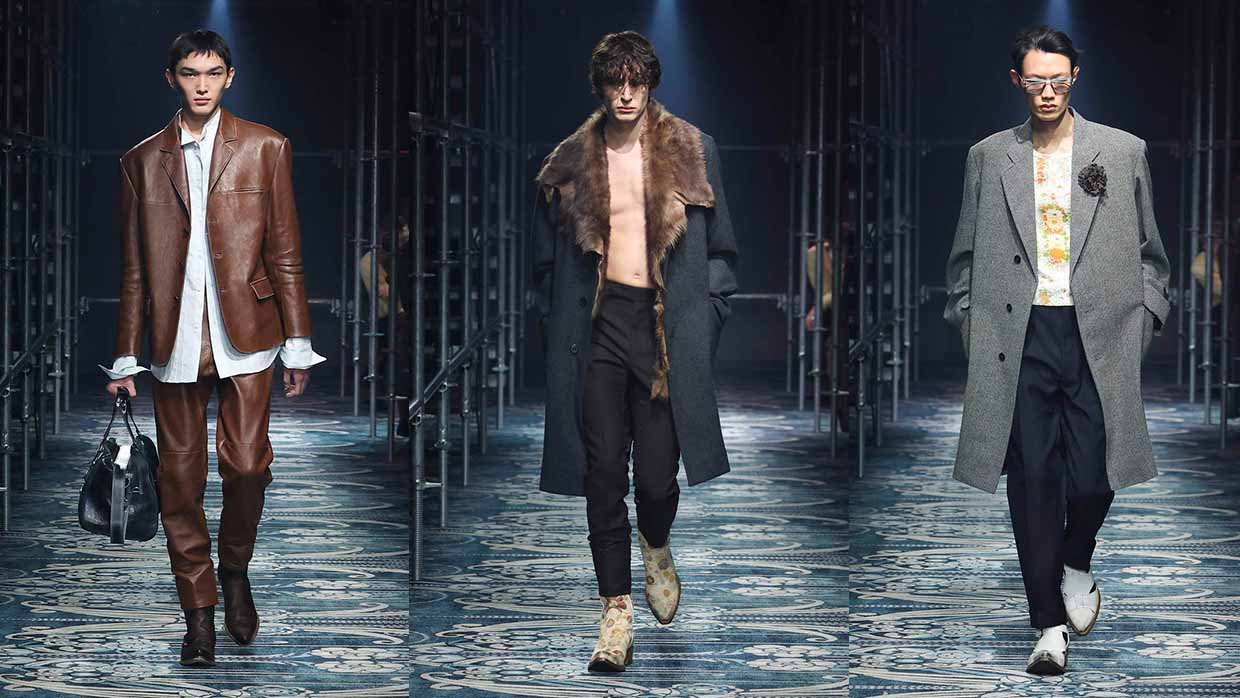 De nieuwe herencollectie voor herfst winter 2025 van Prada